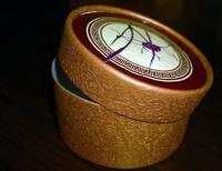 China Gold Cardboard Cylinder Tube Special Paper Round Hat Gift Box Luxury for sale