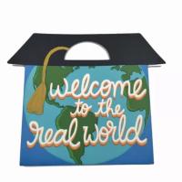 China 157g SGS Shopping Christmas Gift Paper Bag  Recycled Printed With Twisted Rope Handles for sale