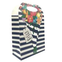 China Portable Die Cut Gift Bags OEM Art Paper Bags Recyclable Colorful Printed for sale