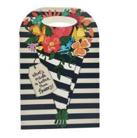 China Portable Die Cut Gift Bags OEM Art Paper Bags Recyclable Colorful Printed for sale