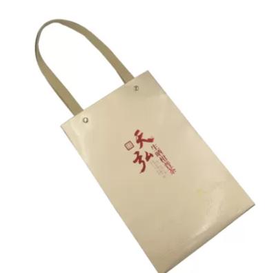 China Recyclable Kraft Paper Gift Bags Biodegradable Shopping Gift Bag With Handle for sale