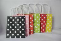China 120GSM Custom Design Bag SGS Certificated Custom Printed Gift Bags 7x9x2 Inch for sale
