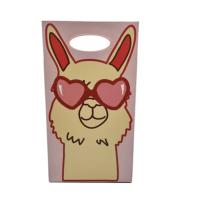 China Pink Branded Paper Bags Colorful Printing Shopping Paper Bags Recycable for sale
