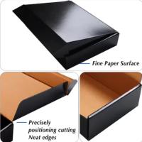 China Black Cardboard Packaging Boxes Small Cardboard Shipping Boxes For Mailing for sale