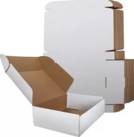 China Customized Corrugated Box Mailers White Cardboard Shipping Boxes for sale