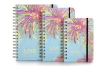 China 157GSM Organizer Planner Book Full Colour Custom Hardcover Spiral Notebook for sale