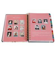 China Spiral Organizer Planner Book Personalized Hard Cover Book For Office Supply for sale