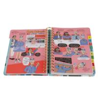 China Spiral Organizer Planner Book Personalized Hard Cover Book For Office Supply for sale