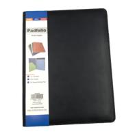 China PU Leather Business Notepad A4 Custom Leather Notepad Navy With Writing Board for sale