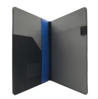 China PU Leather Business Notepad A4 Custom Leather Notepad Navy With Writing Board for sale