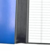 China PU Leather Business Notepad A4 Custom Leather Notepad Navy With Writing Board for sale