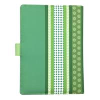 China A4 A5 B5 PU Leather Notebook Green Hardcover Organizer With Buckle Closure for sale