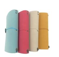 China A6 PU Leather Notebook Custom Color Leather Cover Notepad With Rubber Band for sale
