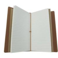China A6 PU Leather Notebook Custom Color Leather Cover Notepad With Rubber Band for sale