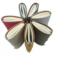 China A6 PU Leather Notebook Custom Color Leather Cover Notepad With Rubber Band for sale