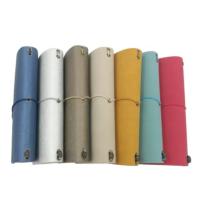 China A6 PU Leather Notebook Custom Color Leather Cover Notepad With Rubber Band for sale