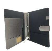 China Customization Leather Document Folder A4 PU Leather File Folder For Office Supplies for sale