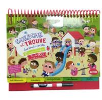 China Customized Childrens Cardboard Books Matta Lamination / Spot UV Wire O Binding Book for sale