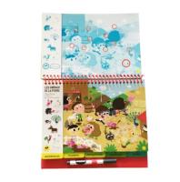 China Customized Childrens Cardboard Books Matta Lamination / Spot UV Wire O Binding Book for sale