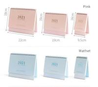 China Matte Lamination Small Monthly Desk Calendar 300 gsm Desktop Monthly Calendars for sale