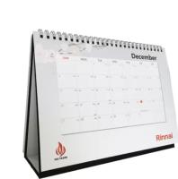 China 15 Sheets Cardboard Desk Calendar CMYK Printed Desk Base Calendar Customized for sale
