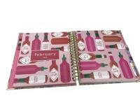 China Custom Printing Spiral Paper Notebook 100GSM Personalized Budget Planner Book OEM for sale