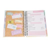 China Gold Foil Stamping Spiral Paper Notebook 100GSM - 120GSM Custom Spiral Notebook for sale