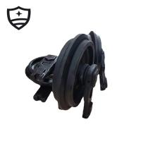China Black E215 Excavator Track Idler Undercarriage Parts Rear Idler for sale