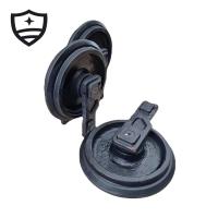 China Excavator Wheel Front Idler Assy Black Front Idler Bulldozer D10R for sale