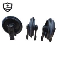 China D6 Excavator Track Idler Black dozer front idler roller OEM Standard for sale
