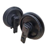 China Custom Excavator Idler Roller Assembly Sk200 Sk210 Track Front Idler for sale