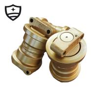 China EX100 Undercarriage Excavator Track Rollers Yellow Color High Performance for sale