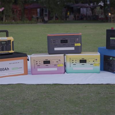 China 2000w Portable Power Stations Lifepo4 12 Volt Lithium 120Ah Li Ion Battery Solar System for sale