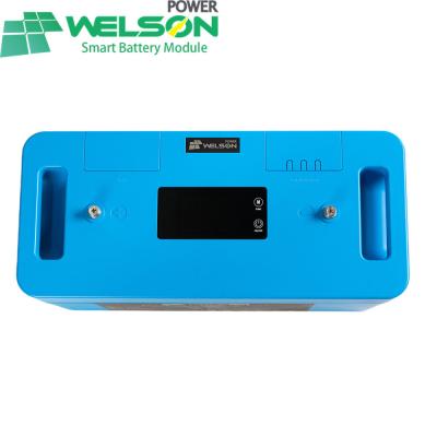 China Lithium Marine Rv Deep Cycle Battery For Travel Trailer Van Conversion 12.8V 300 Amp 12V for sale