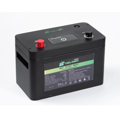 China Rack Mount 12V 100Ah RV Lifepo4 Battery Ev Rechargeable Solar for sale