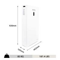 China LFP10240M Solid-State ESS White Floor-Mounted Installation Mode Off-Grid Solar Battery for sale
