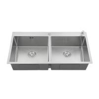 China High-quality Undermount Double Bowl Kitchen Stainless Steel Modern Smart Sink Kitchen for sale