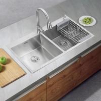 China High-quality Undermount Double Bowl Kitchen Stainless Steel Modern Smart Sink Kitchen for sale