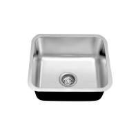 China Good Performance Press Kitchen Sink Single Bowl Stainless Steel Two Holes Factory Price Hidden Kitchen Accessories Cheap for sale