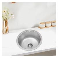China Good Performance Press Kitchen Sink Single Bowl Stainless Steel Two Holes Factory Price Hidden Kitchen Accessories Cheap for sale