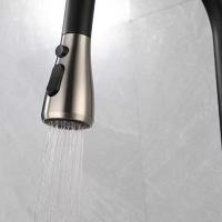 China Modern Single-Handle 304 Stainless Steel Kitchen Faucet 304 Stainless Steel Household Pull-Out Hot/Cold Modern Design for sale