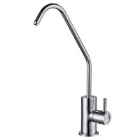 China Chrome Single Hole Cold Basin Faucet Water Mixer Drinking Water Filter Faucet for Water Filtration System for sale