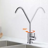 China Chrome Single Hole Cold Basin Faucet Water Mixer Drinking Water Filter Faucet for Water Filtration System for sale