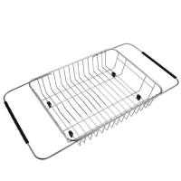 China Custom Made Basin Rack Grating Farmhouse Wired Grate Mat Bottom Grid Protector Stainless Steel Kitch for sale