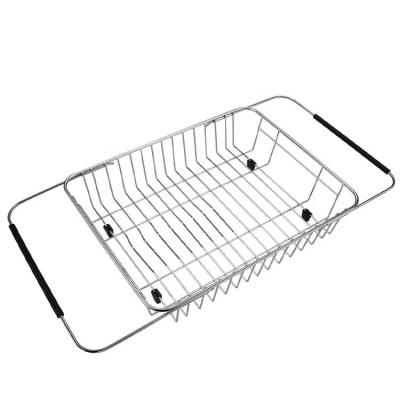 China Custom Made Basin Rack Grating Farmhouse Wired Grate Mat Bottom Grid Protector Stainless Steel Kitch for sale