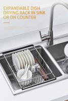 China Custom Made Basin Rack Grating Farmhouse Wired Grate Mat Bottom Grid Protector Stainless Steel Kitch for sale
