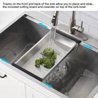 China Dish Drying Rack Multifunction Dish Rack Drainer for Kitchen Storage Stainless Steel Sink Colander D for sale
