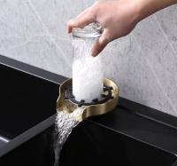 China New Product 2024 Custom Luxury Gold High Pressure Automatic Cup Washer Glass Rinser Bar Accessories Kitchen Tools for sale
