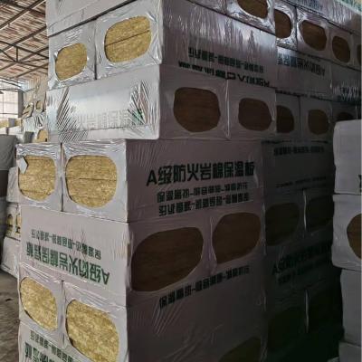 China Non-combustible Class A1 Stone Wool Insulation Board with Temperature Resistance -268℃ to 650℃ and Low Water Absorption for sale