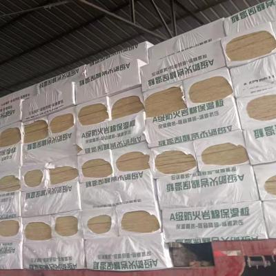 China Electrical Insulation Rock Wool Board with Class A Fire Resistance and 0.038W/mK Heat Conductivity for Construction and Industrial Use for sale